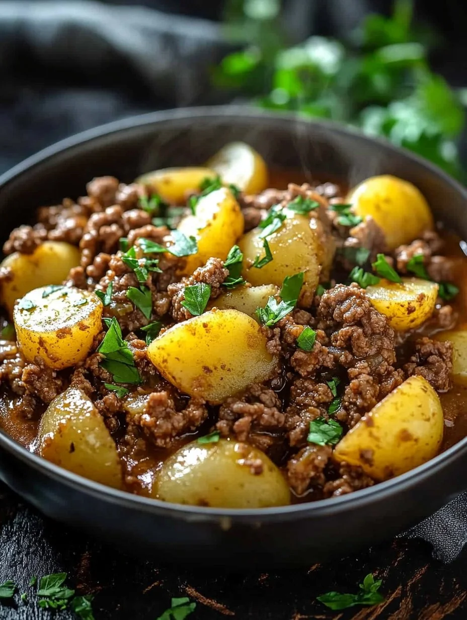 Hearty Ground Beef and Potatoes